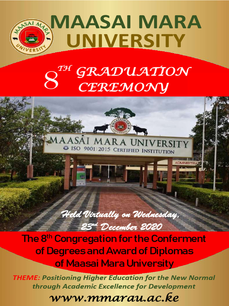 Graduation Booklet 2020 Final With Adendum 13th January 2021 Compressed | PDF | Bachelor's ...