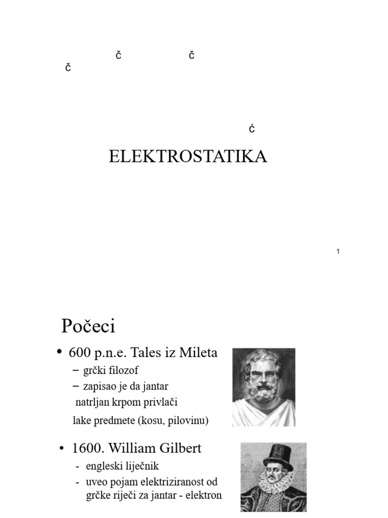 OET 2024 - 01 - Elektrostatika | PDF