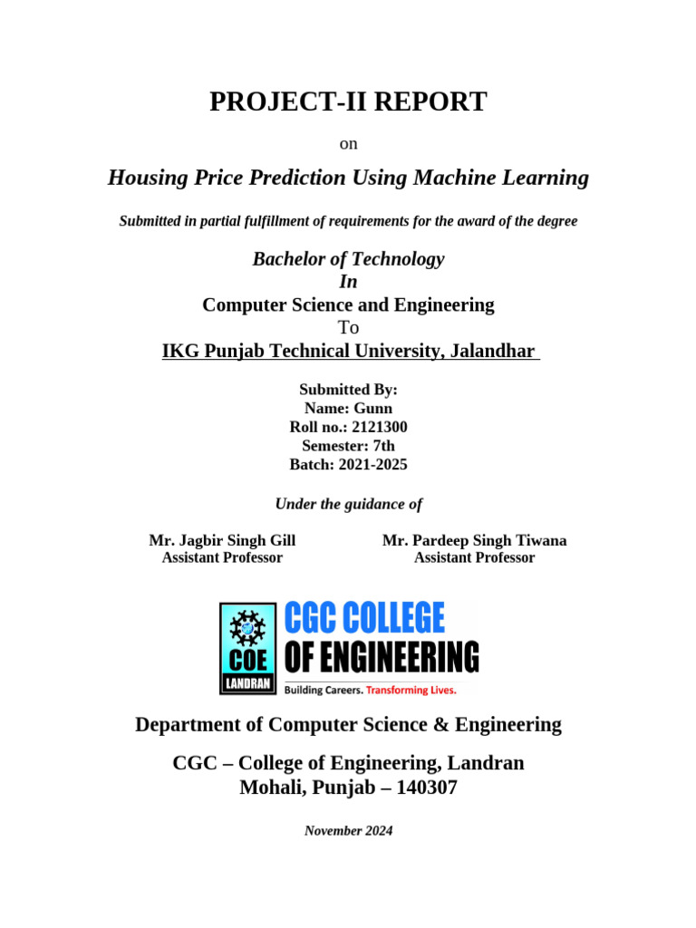 COE Project II Report Format | PDF | Artificial Intelligence | Intelligence (AI) & Semantics