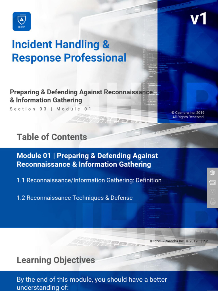 01_Preparing_and_Defending_Against_Reconnaissance_and_Information_Gathering | PDF | Domain Name ...