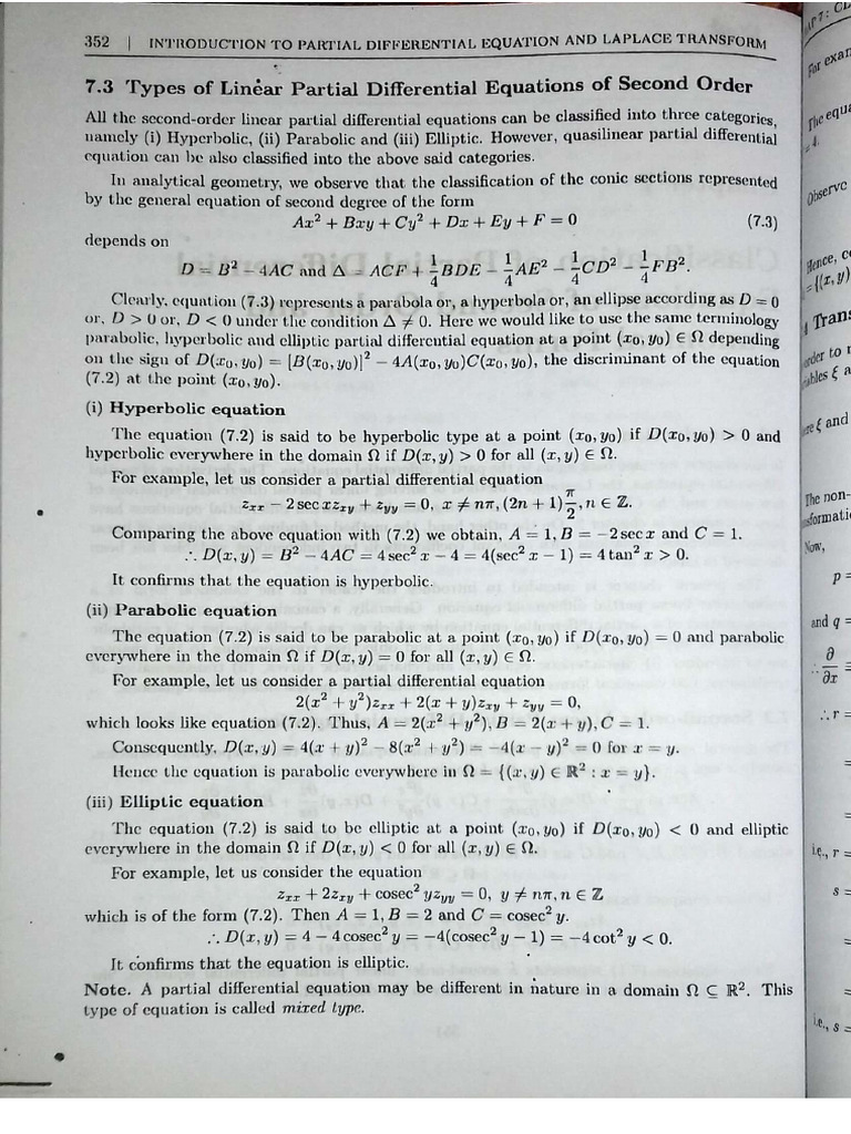 Classification PDE | PDF