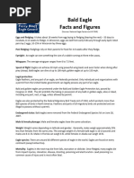 Bald Eagle: Lifespan and Characteristics | PDF