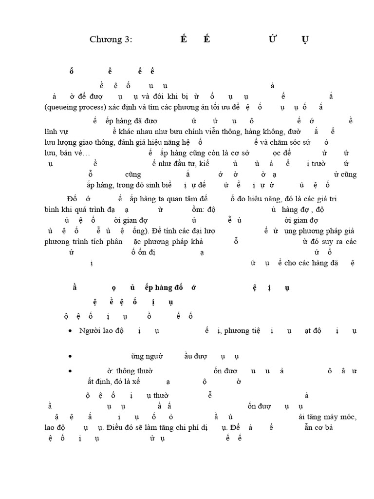 Chuong 3 - Ly Thuyet Xep Hang | PDF