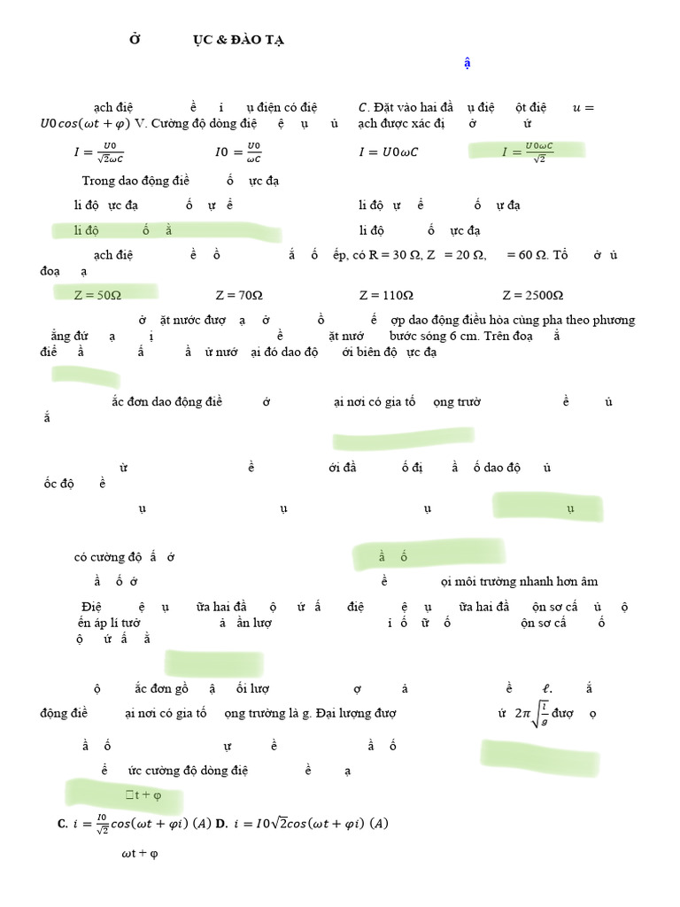 On Tap Vat Li 12a3 Hk1 2023 | PDF