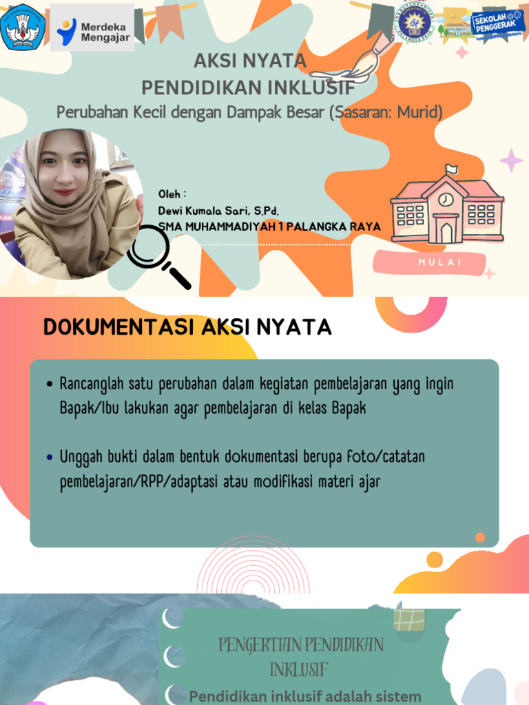 AKSI NYATA PENDIDIKAN INKLUSIF Perubahan Kecil Dengan Dampak Besar ...