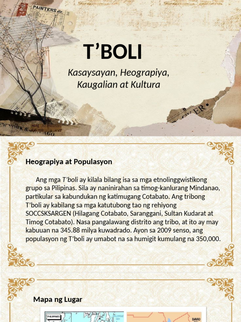 Tribong Tboli Duran May Lilibeth A. | PDF