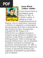 Josefa Rizal Mercado y Alonso Realonda | PDF