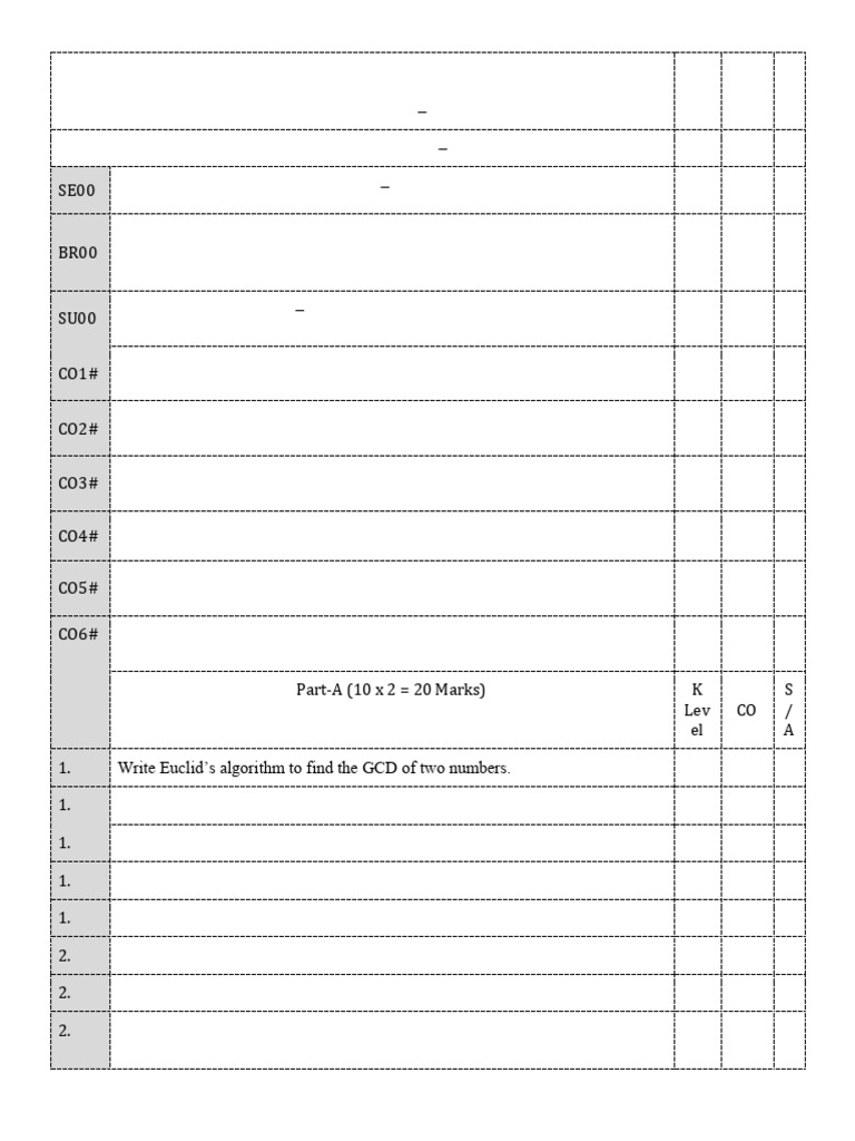 4 CSE ADS CSD 20CS402 QBModel | PDF | Computational Complexity Theory | Dynamic Programming