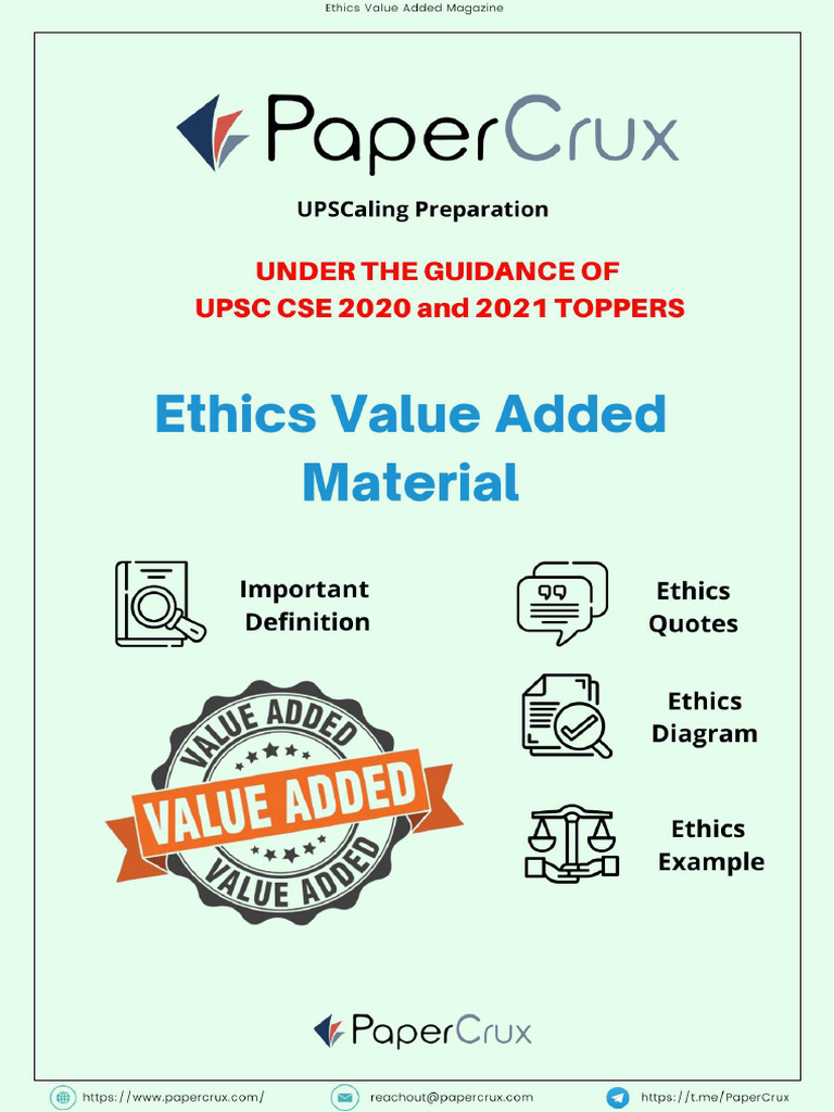 UPSC Ethics: Keywords & Examples Guide | PDF | Emotional Intelligence | Integrity