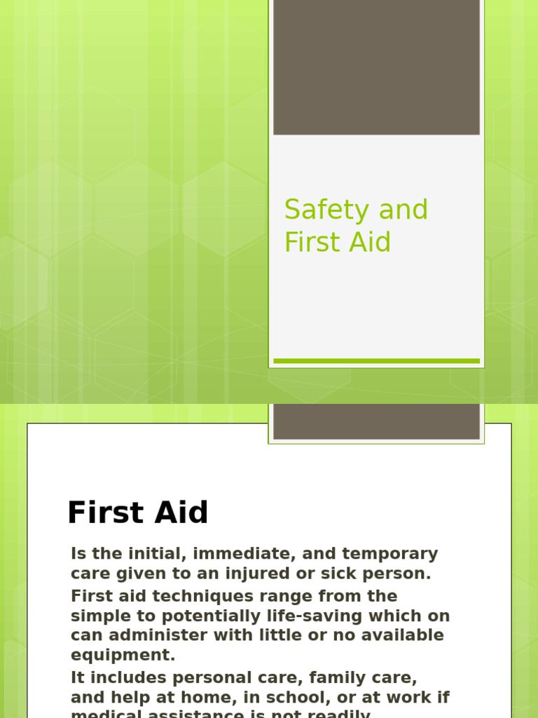 9 Safety and First Aid | PDF | Knee | Musculoskeletal Disorders