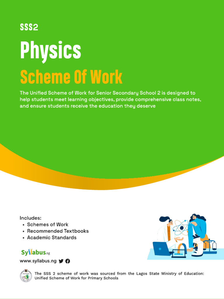 Physics SSS2 Scheme of Work - SyllabusNG | PDF | Momentum | Force