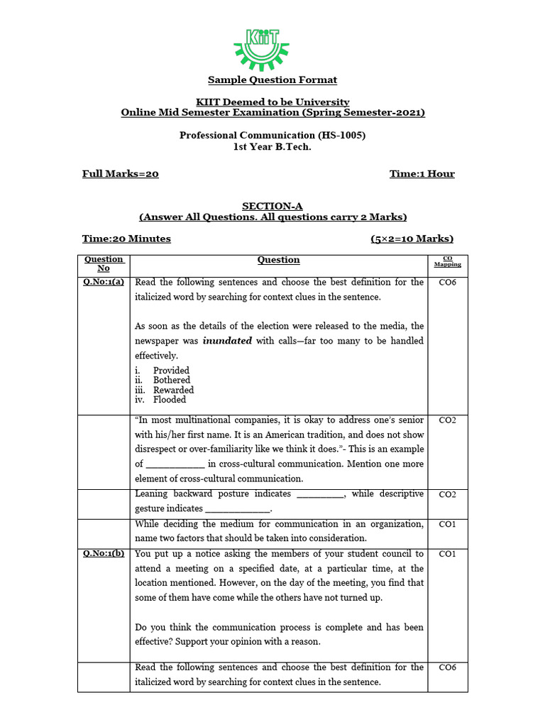 Mid Sem - Third Phase - Spring-2021 | PDF | Communication | Tomato