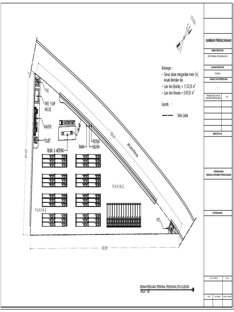 Layout Terminal LPG Cilegon (Rev-3) | PDF