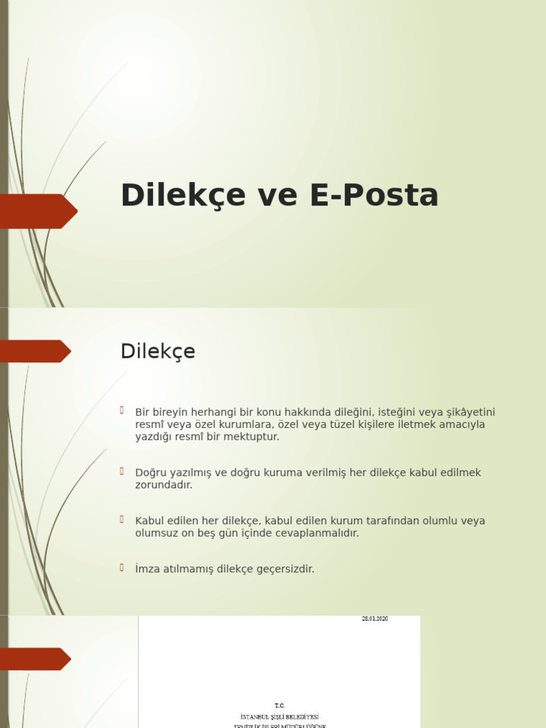 Dilek E, E-Posta | PDF
