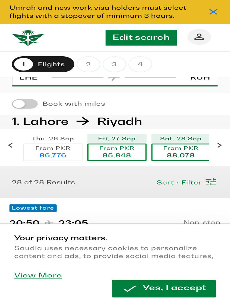 Booking Your Next Flight Saudia | PDF