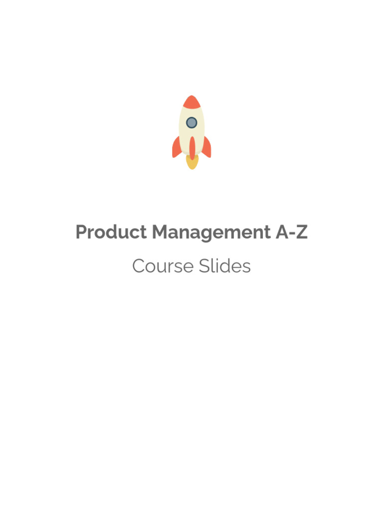 Product Management Course Slides | PDF | Prototype | Computing