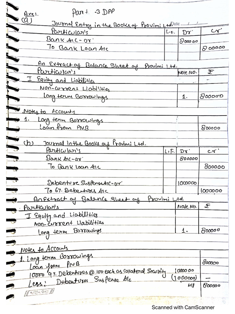 Issue Of Debentures Part 3 Pdf