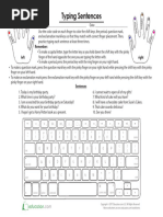 Beginner Typing Lesson 1 - LEARN TYPING | PDF | Computer Keyboard ...