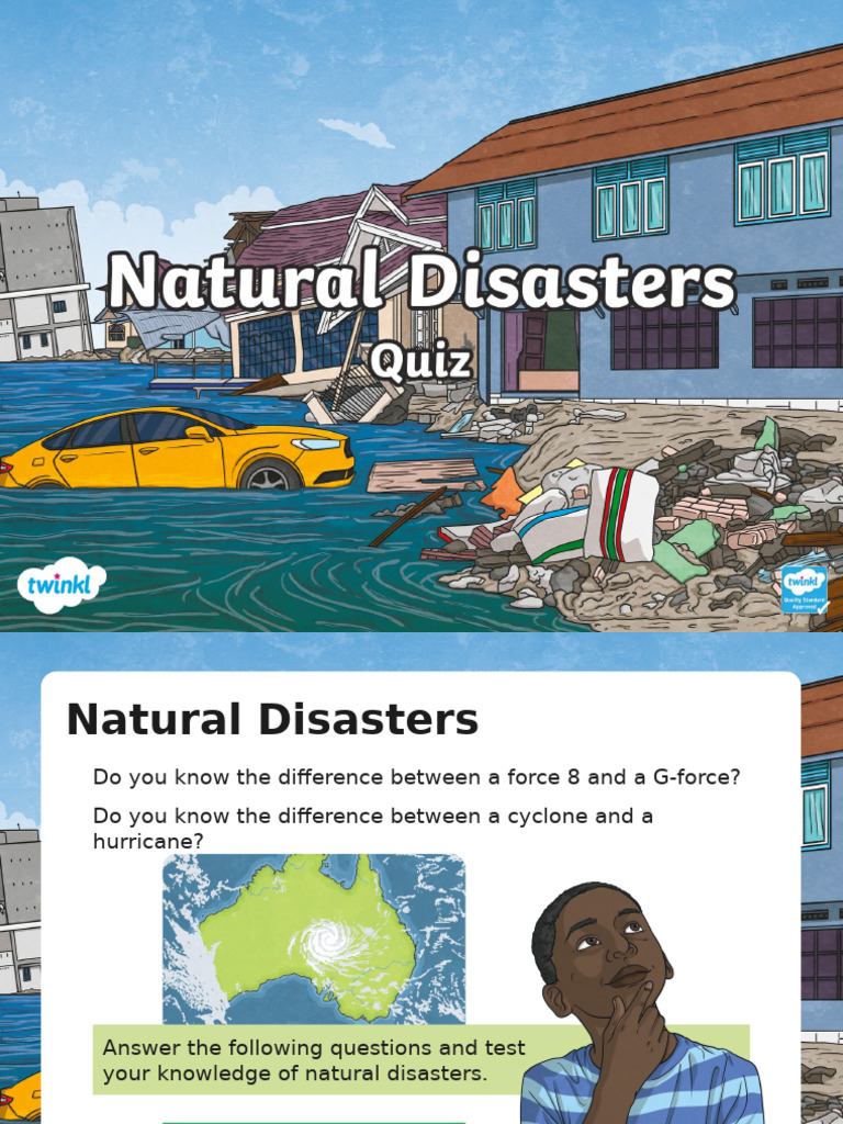 Au ST 1727135544 Natural Disasters Quiz Ver 1 | PDF | Natural Disasters ...