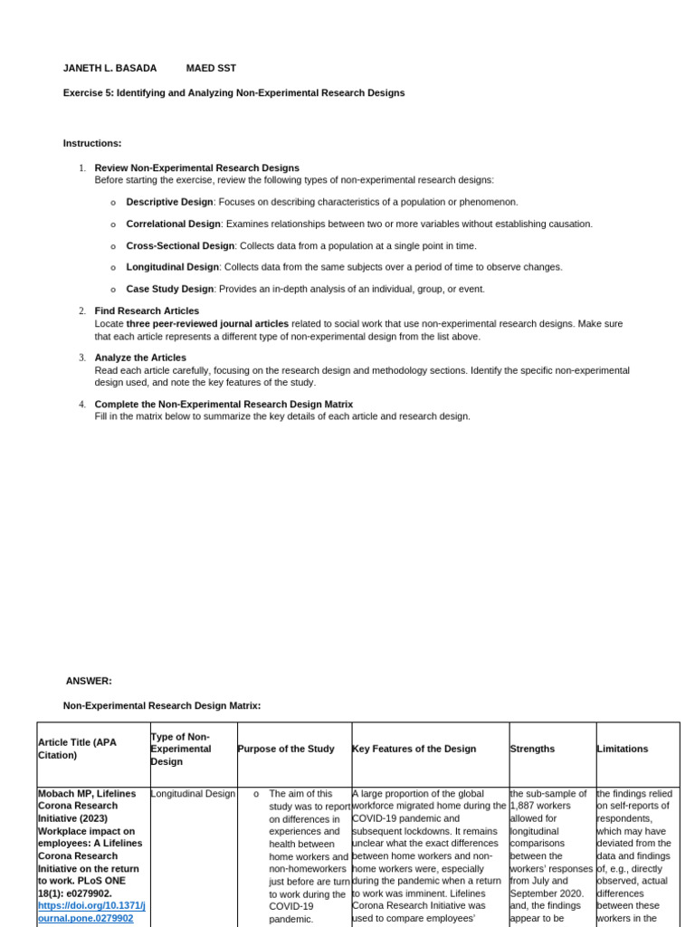 Exercise 4 Answer Pdf