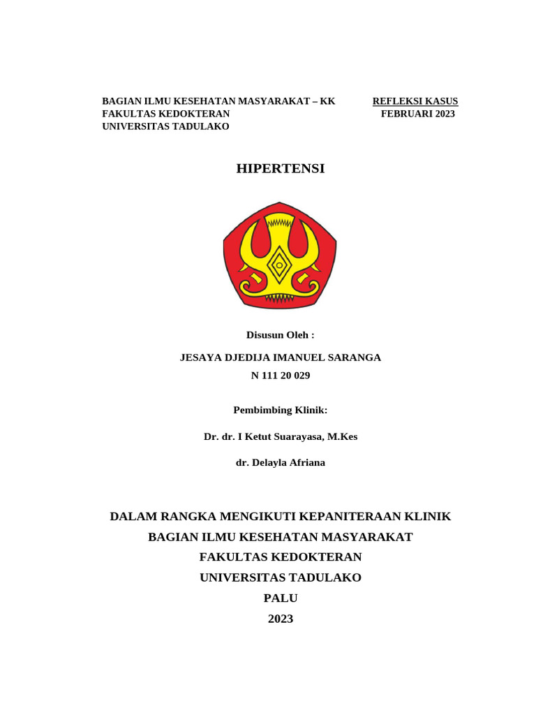 Refka Ikm Hipertensi | PDF