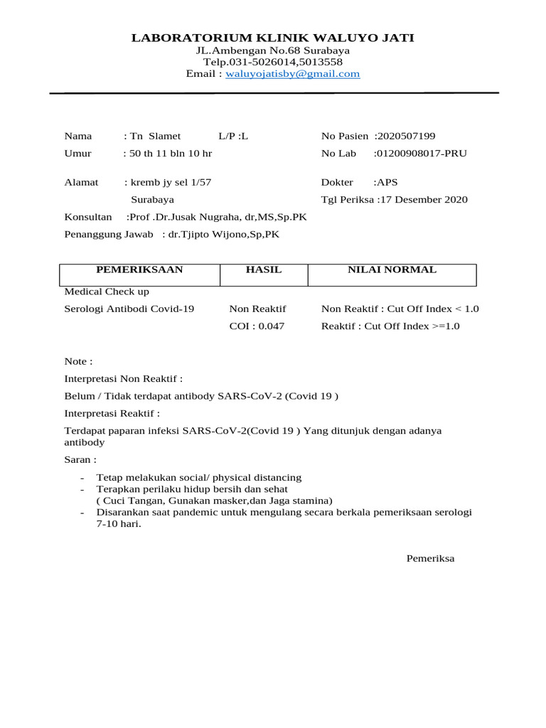 Contoh Surat Rapid | PDF