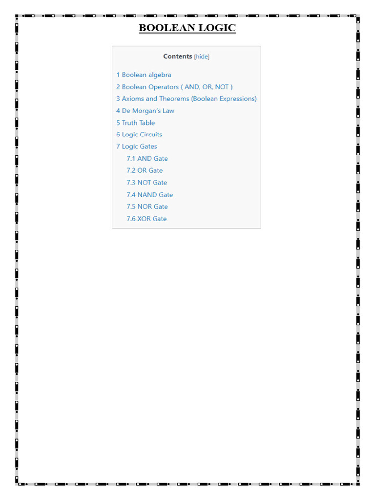 Boolean Logic Pdf 4 Pdf 