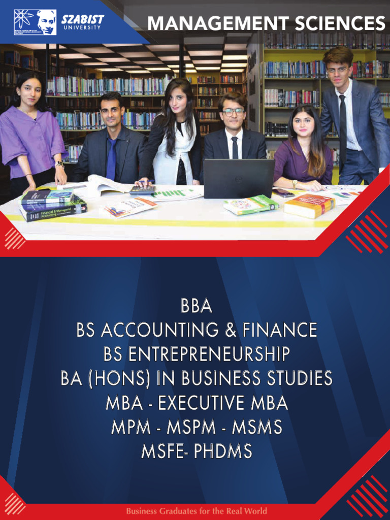09-FMS Brochure 2024 (For Web) | PDF | Master Of Business Administration | Course Credit