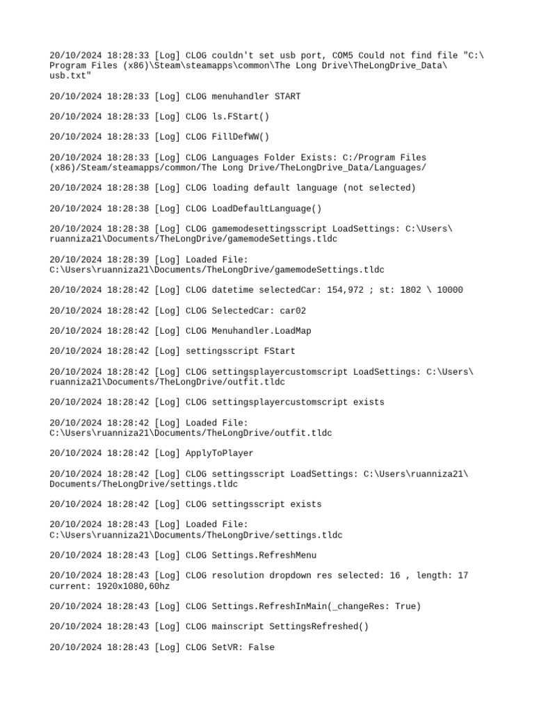 Log 1 | PDF | Directory (Computing) | Microsoft Windows
