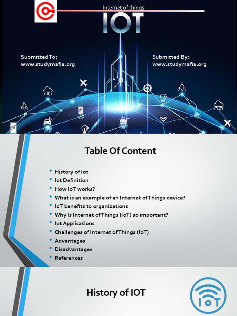 Iot Internet of Things Ppt | PDF | Internet Of Things | Computing
