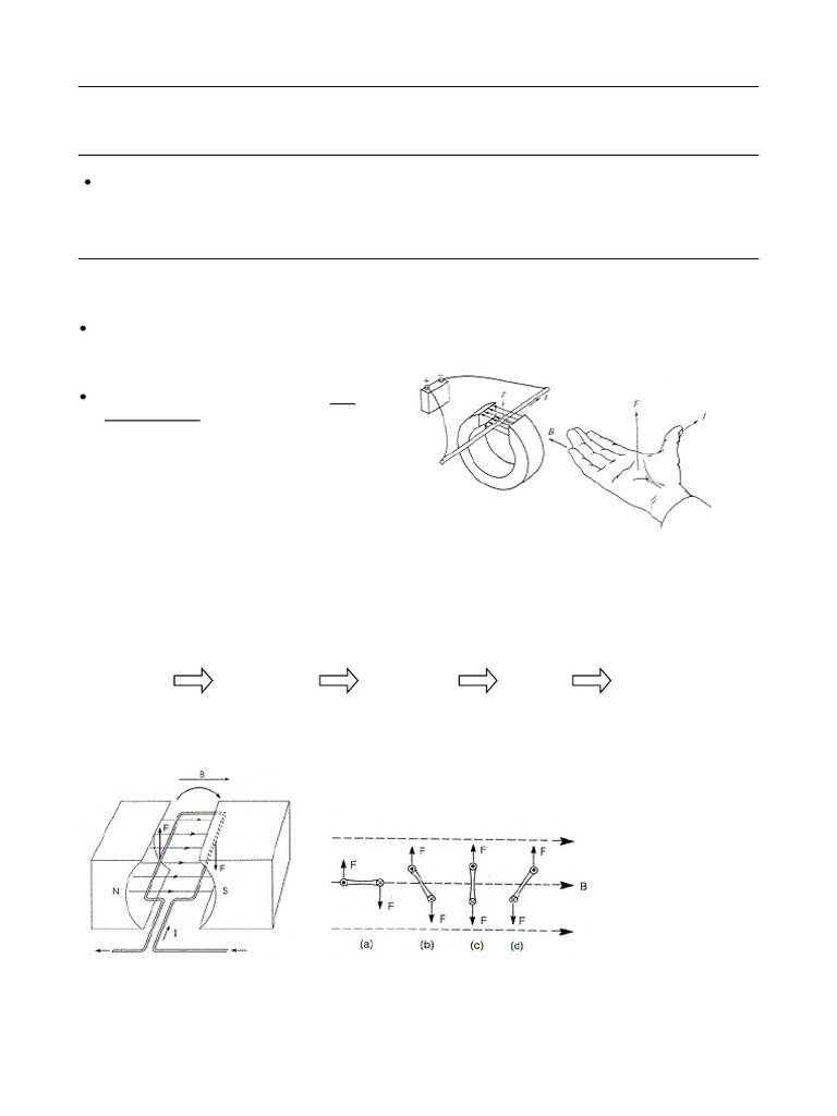 12 DC Electric Motors Notes 2023 1 | PDF | Electric Motor | Magnetic Field