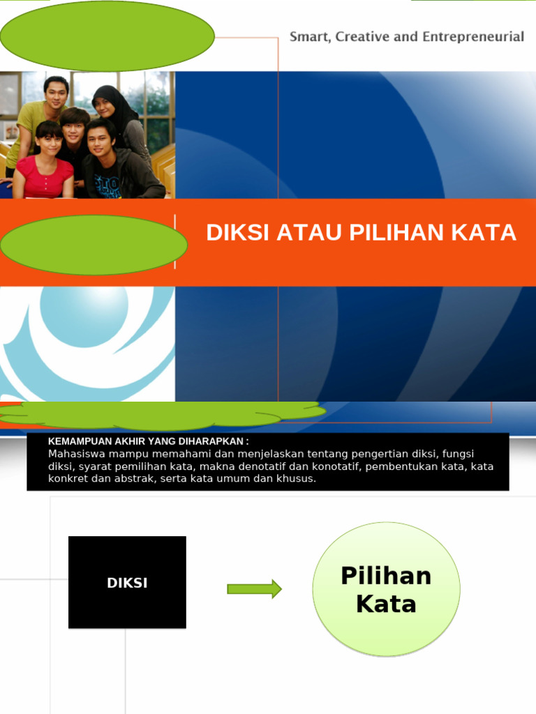 Materi 4 - Diksi Atau Pilihan Kata | PDF