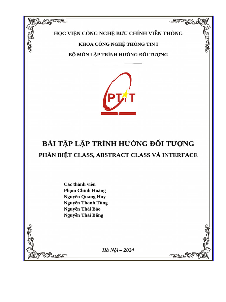 Class AbstractClass Interface | PDF Class AbstractClass Interface | PDF