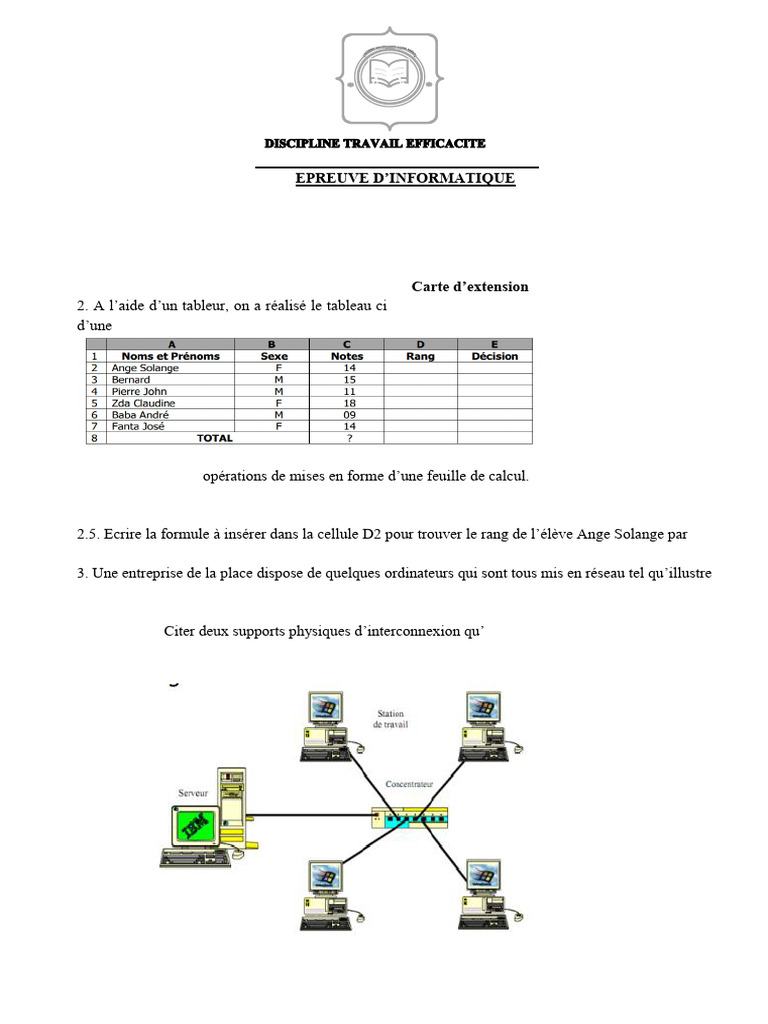 Seq4 Tle CD Info | PDF | Feuille de calcul | Adresse IP
