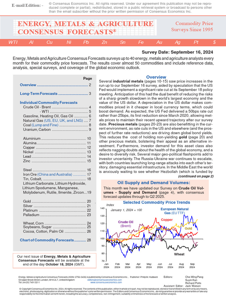 EMSep 2024 | PDF | West Texas Intermediate | Price Of Oil