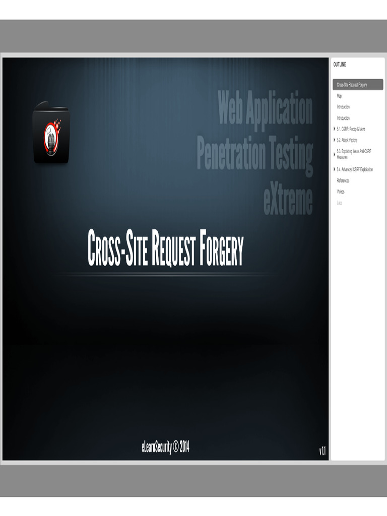 05 - Cross-Site Request Forgery | PDF