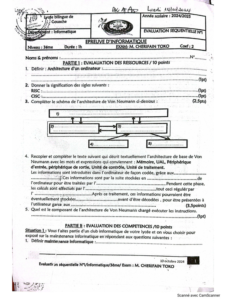 info seq1 3eme gouache 2024-2025 | PDF