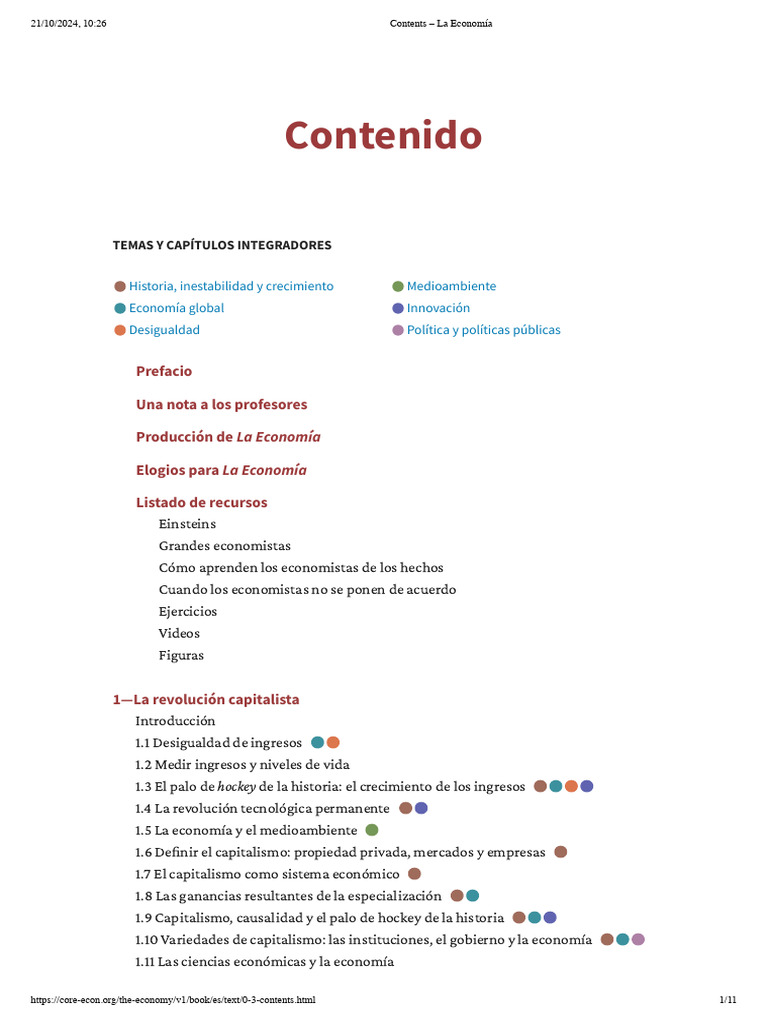 La Economía, Economía para Un Mundo en Transformación | PDF | Mercado ...