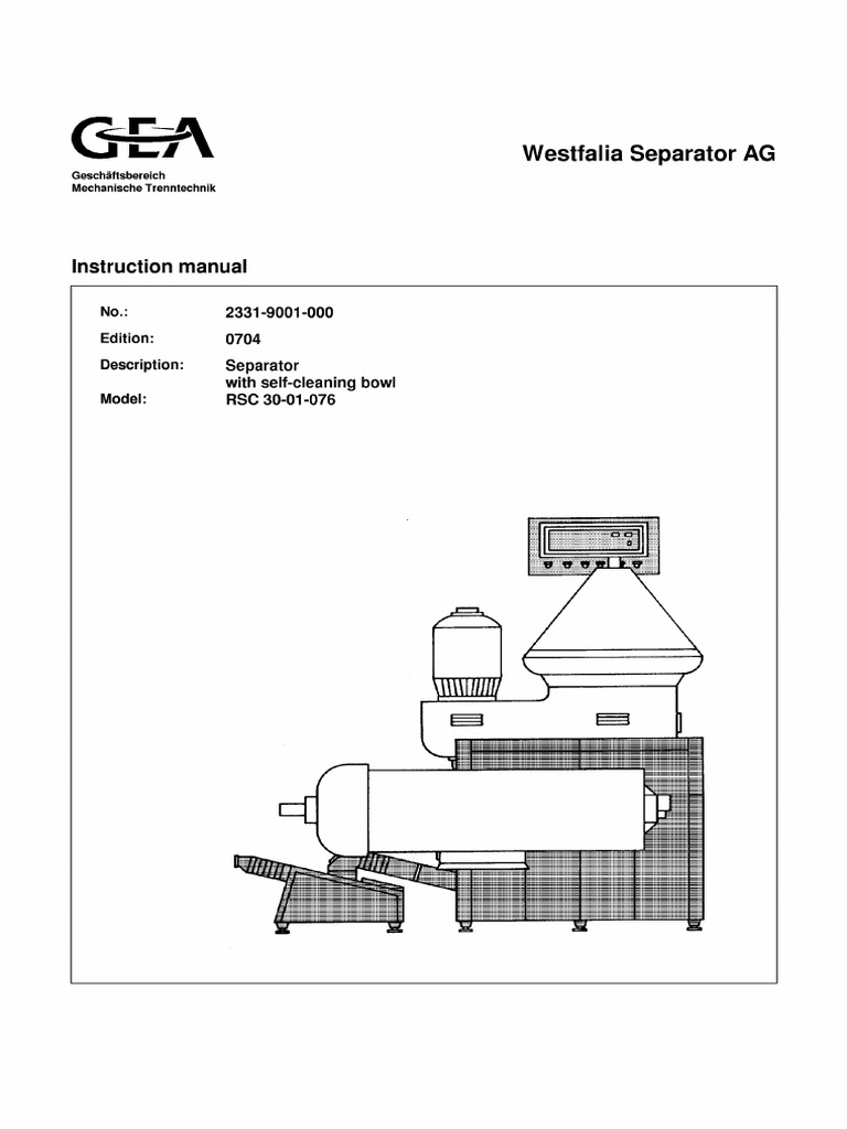Instruction Manual RSC 30-01-076 | PDF