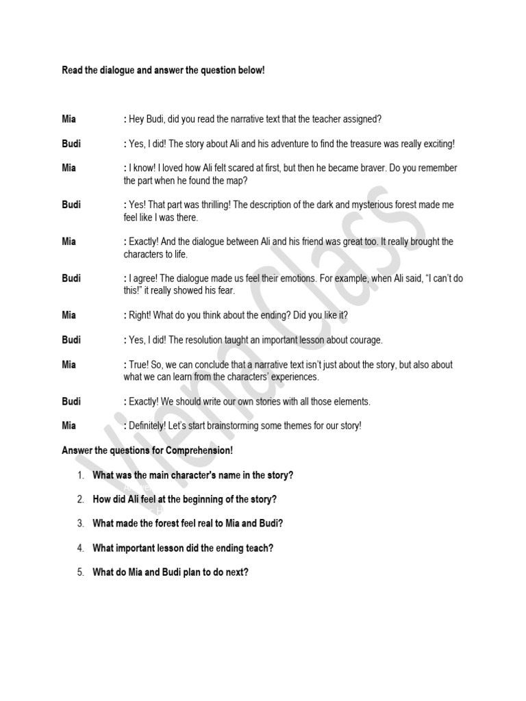 Narrative Text 2 (Tugas) | PDF | Language Arts & Discipline | General Fiction