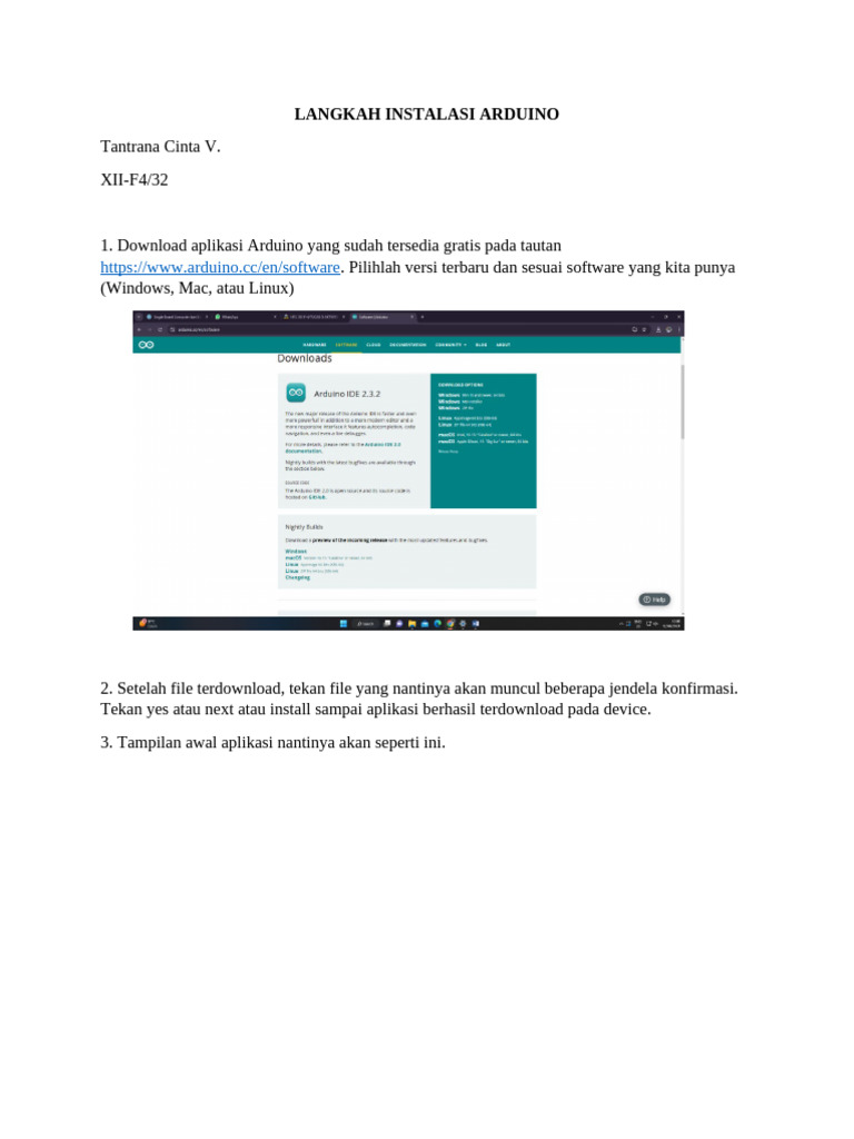 32 Tantrana LANGKAH INSTALASI ARDUINO | PDF | Game & Aktivitas | Komputer