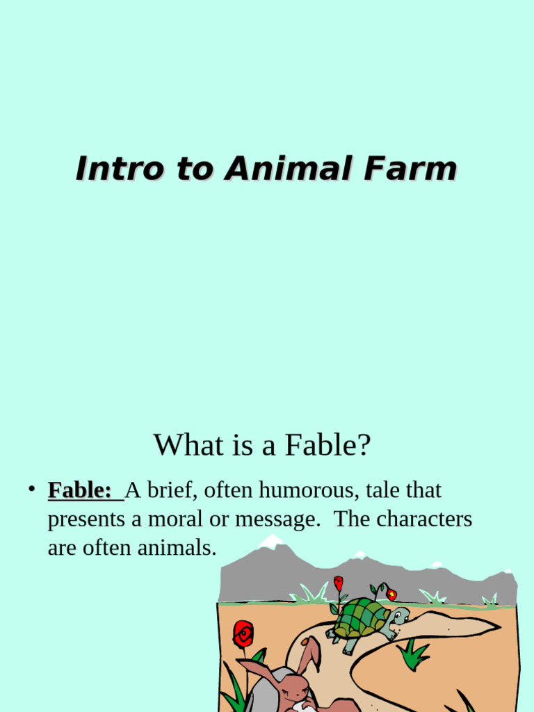 Intro To Animal Farm Revised | PDF | Communism | Anthropomorphism