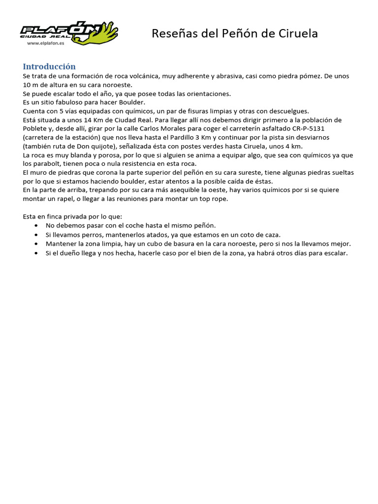 Croquis de Ciruela | PDF