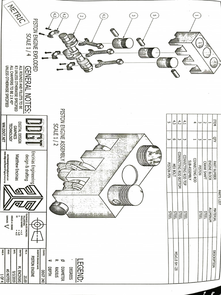 Piston Engine Assembly | PDF