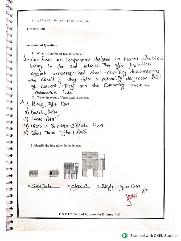 Automobile Electrical and Electronic System Manual Solution | PDF