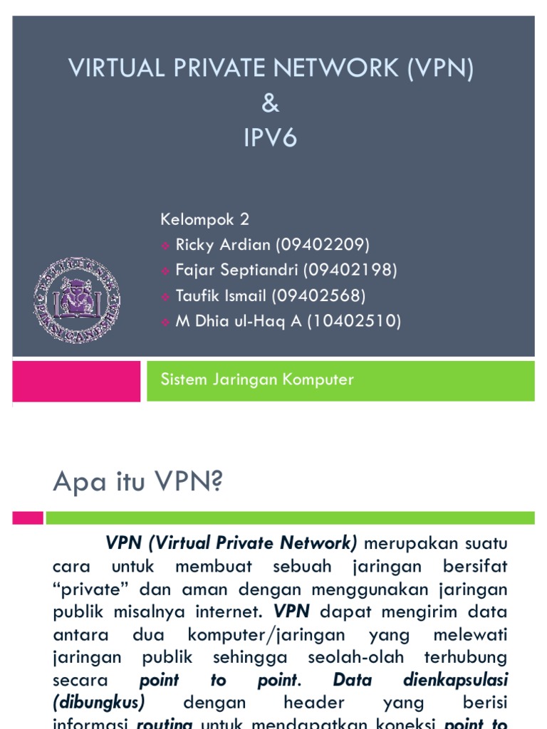 Virtual Private Network (VPN) Dan IPv6 | PDF | Bisnis | Teknologi ...