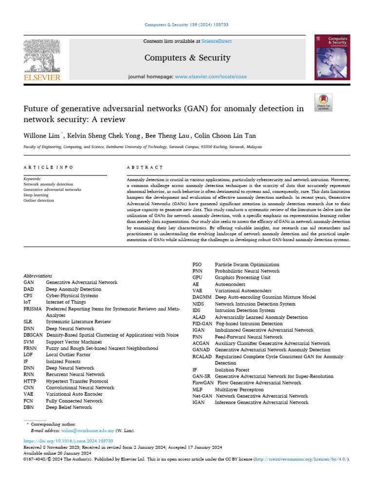 Future of Generative Adversarial Networks (GAN) For Anomaly Detection ...