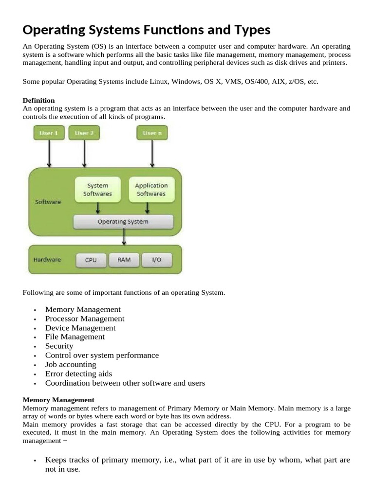 Computer Application Unit 5 | PDF | Operating System | Process (Computing)