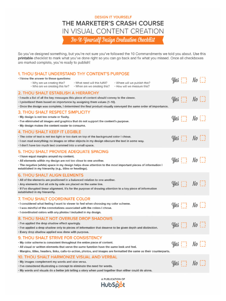 design checklist | PDF