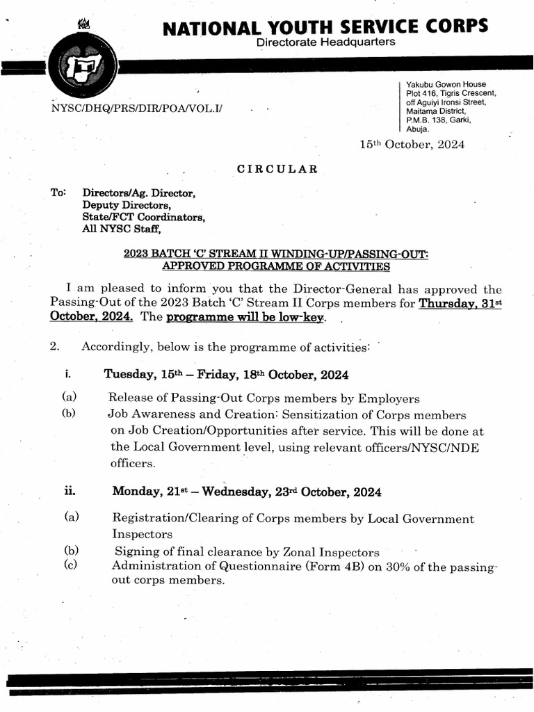 2023 Batch C Stream II Passing-Out | PDF